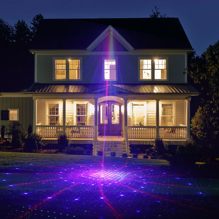 Waterproof Christmas Laser RGB Projector With Remote
