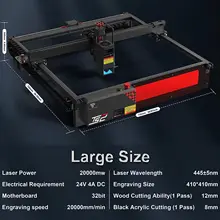 Twotrees TS2 80W Laser Engraver Machine 450x450mm Compressed Spot ...