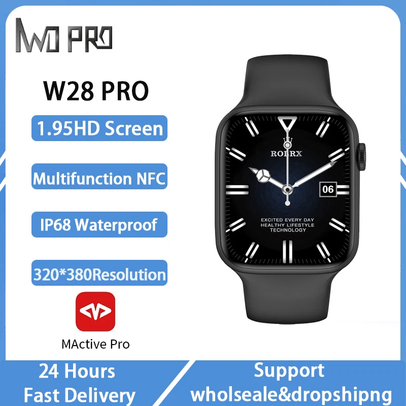 IWO-Pro-W28-Series-8-Smartwatch-para-Homens-1-95-Smartwatch-Chamada ...