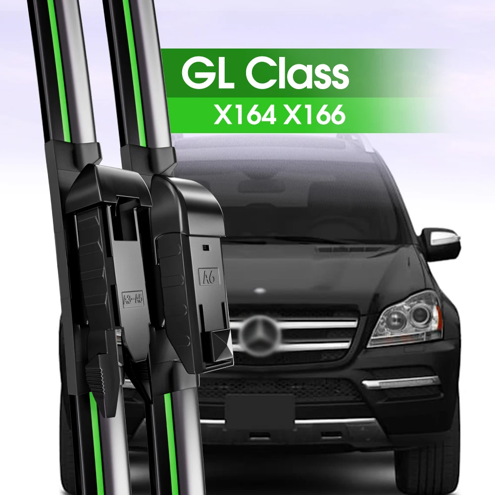 2pcs-Front-Windshield-Wiper-Blades-For-Mercedes-Benz-GL-Class-X164-X166 ...