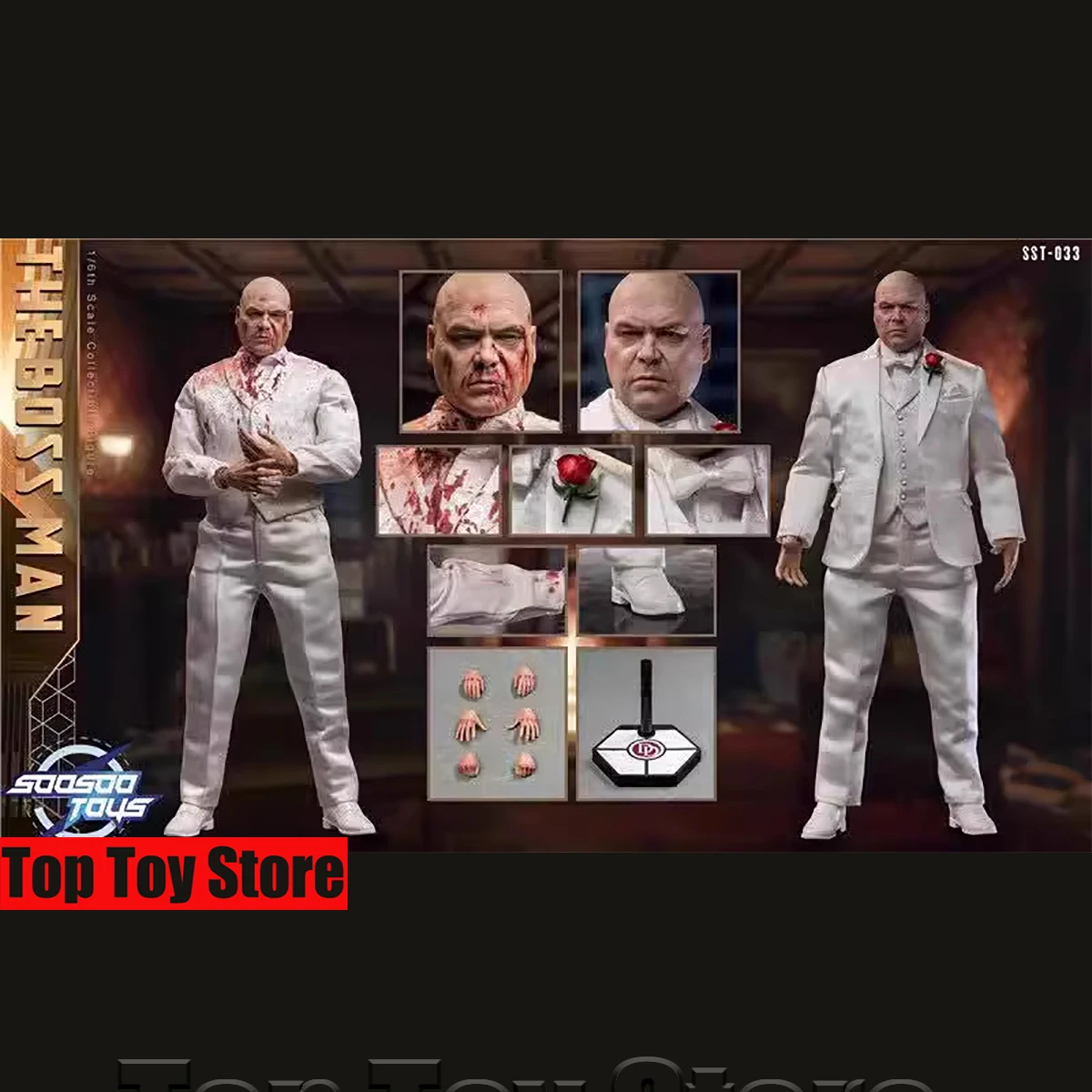 Soosootoys SST-033 1/6 The Boss-man 12'' Action Figure Full Set ...
