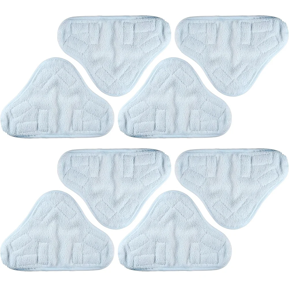 8-Pack-Replacement-Pads-Compatible-with-H2O-H20-Steam-Mop-X5-Microfibre ...