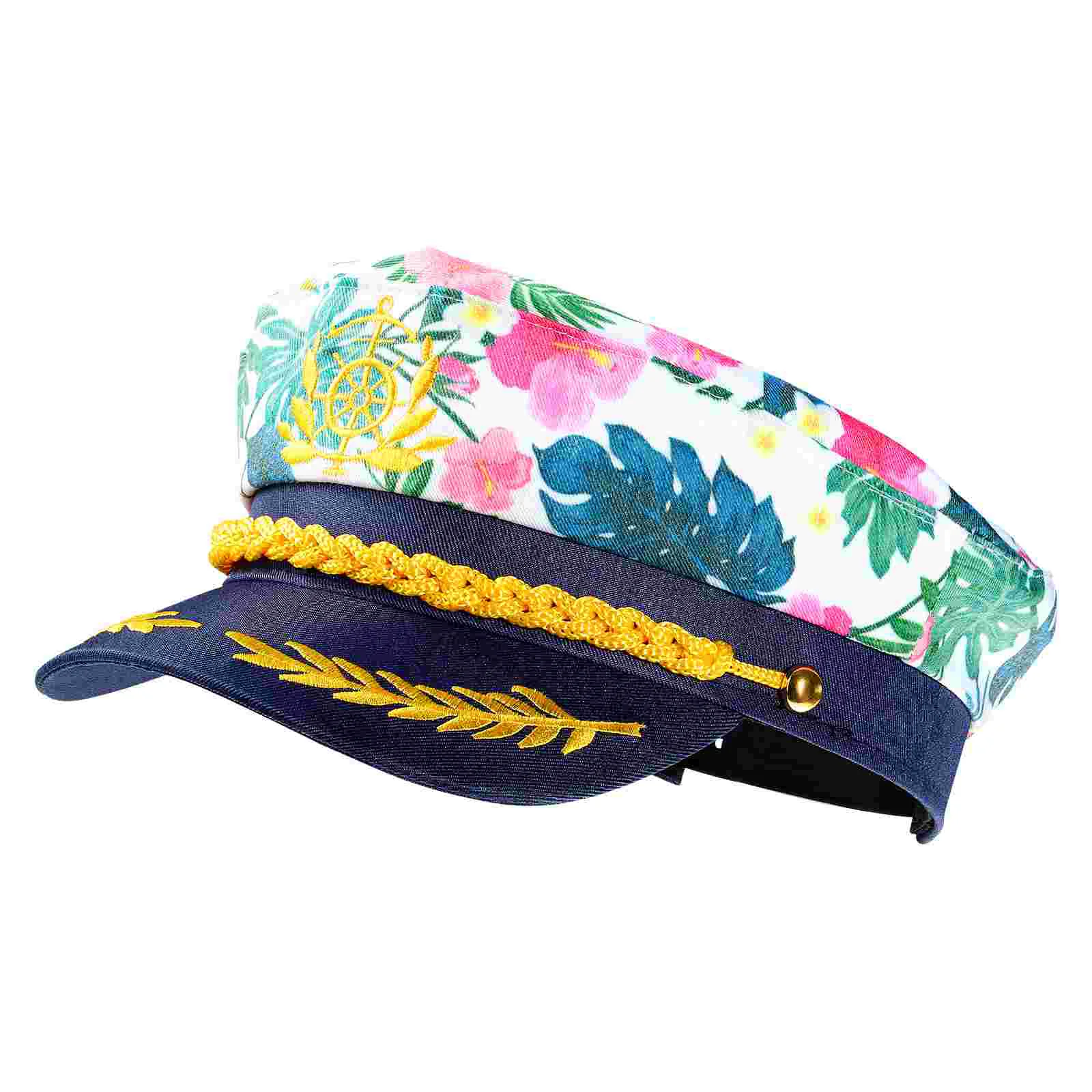 Hat Captain Party Caps Nautical Yacht Captains Admiral Costume ...