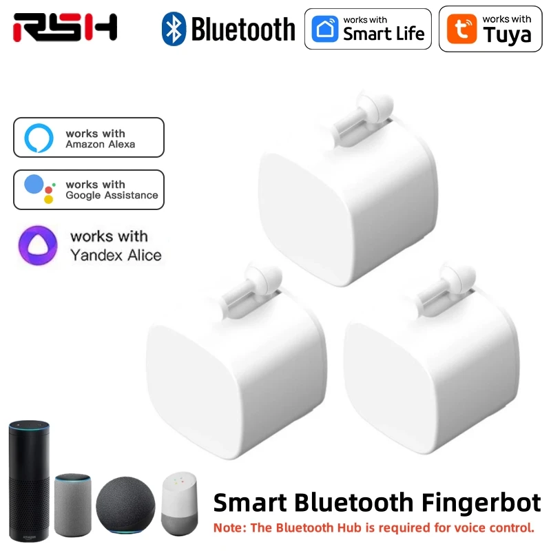 RSH-Tuya-Bluetooth-Finger-Robot-Switch-Button-Pusher-Smart-Life-APP ...