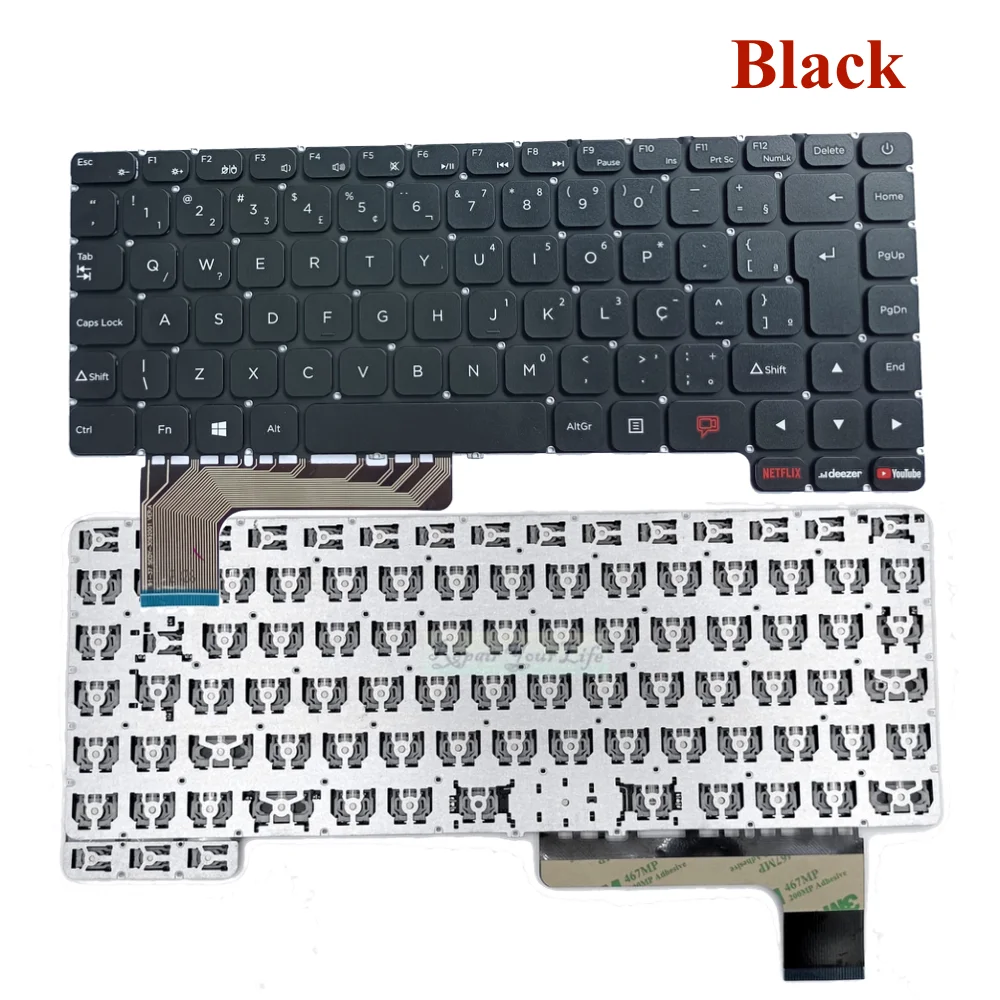 PT BR Brazil Keyboard for Positivo Motion Smartbook Notebook C4120F AX ...