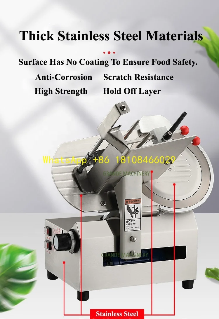 Automatic Deli Meat Slice Cutter Ham Salami Pastram Commercial Meat ...