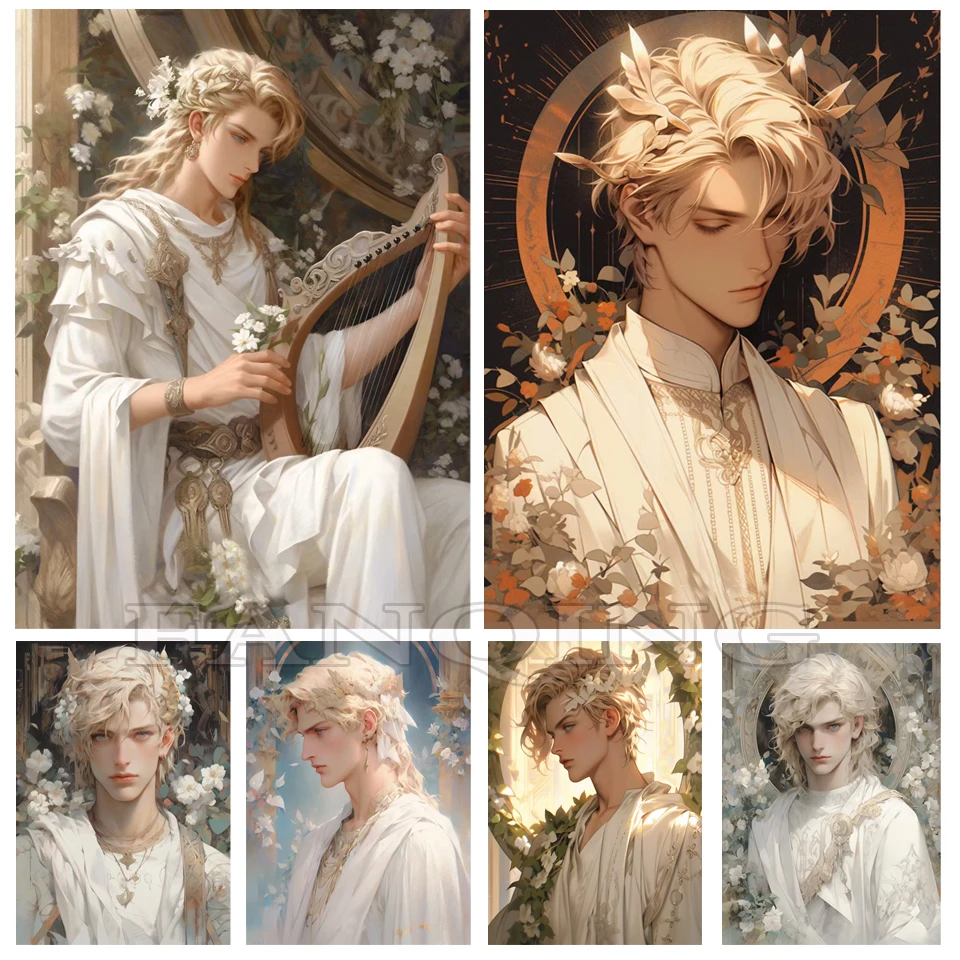 Diamond-Painting-God-Apollo-Greek-Mythology-5D-DIY-Mosaic-Embroidery ...