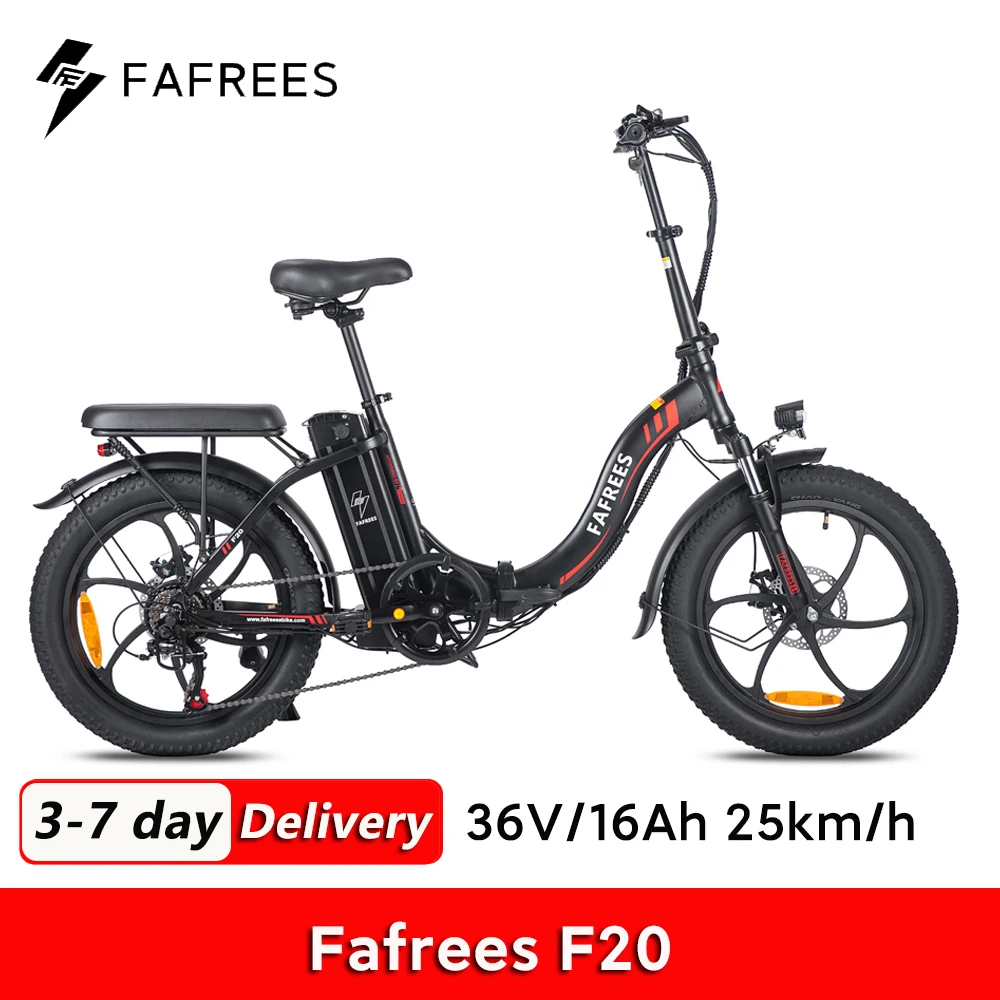Fafrees-F20-Folding-Electric-Bicycle-250W-36V-16Ah-MTB-Mountain-Bike ...