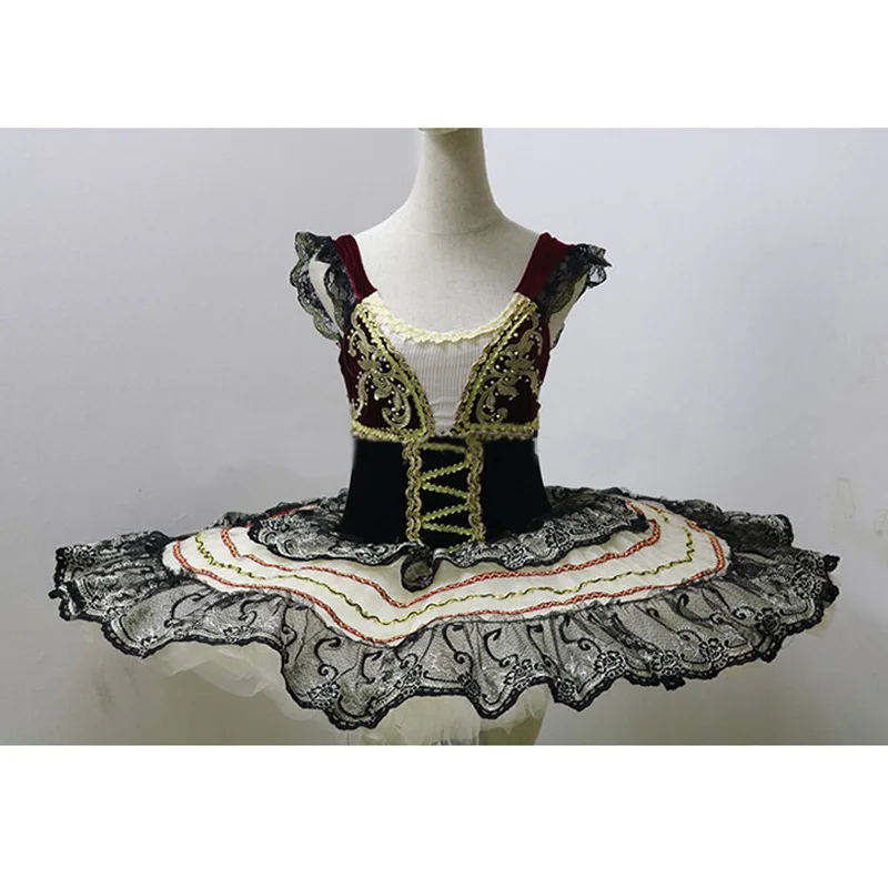 Woman-Gypsy-La-Esmeralda-Black-Ballet-Costumes-Ballet-Performance ...