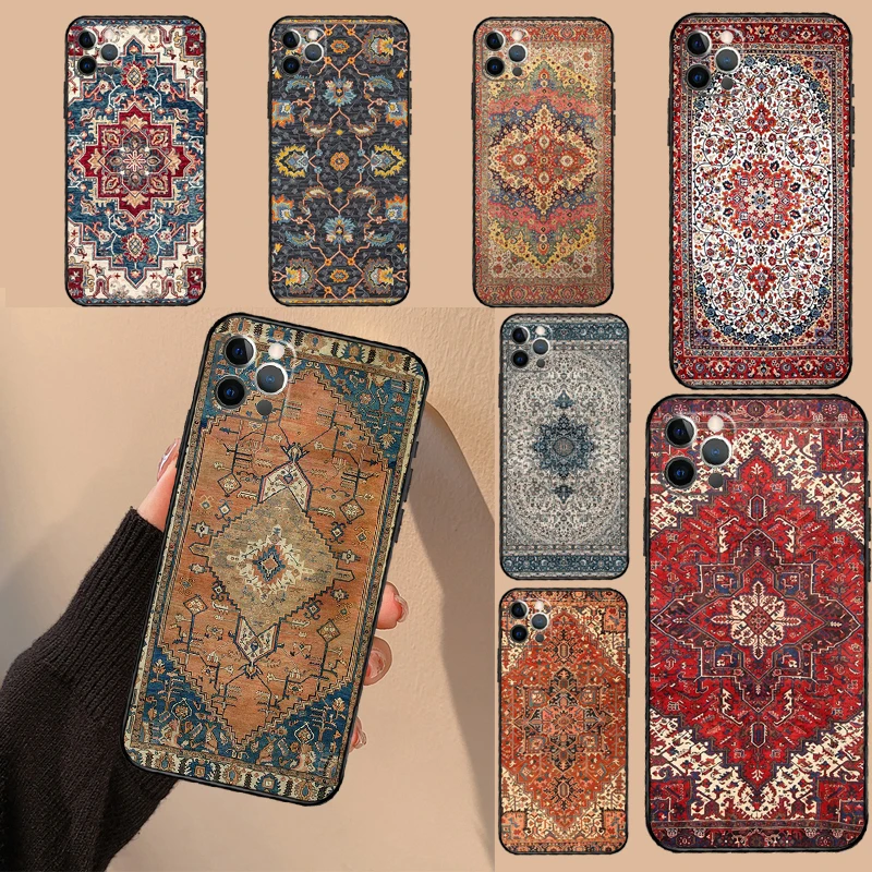 Persian-Classic-Art-Style-Pattern-Phone-Case-For-iPhone-15-11-12-13-14 ...