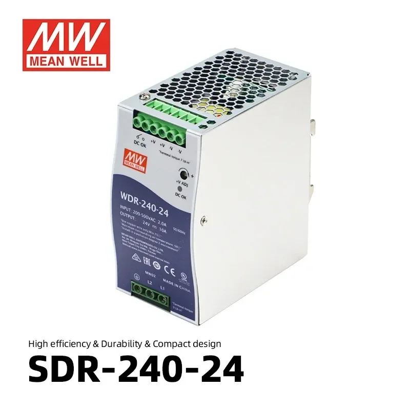 MEANWELL-SDR-240-24-240W-24-Volt-10-Amp-Power-Supply-DC-24V-10A ...
