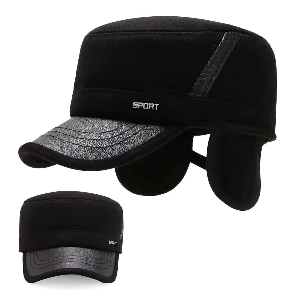 Outdoor-Ear-Protection-Winter-Hat-Warm-Thick-Baseball-Cap-Adjustable ...