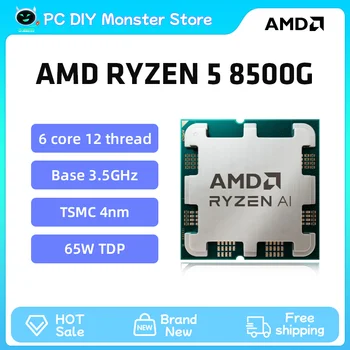 AMD RYZEN 5 8500G CPU Gaming Processor 6-Core 12-Thread 5GHz 4NM 22MB ...