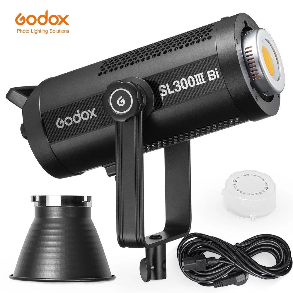 Godox SL300III Bi 320W 2800 6500K Bi Color LED Video Light Bowens Mount ...