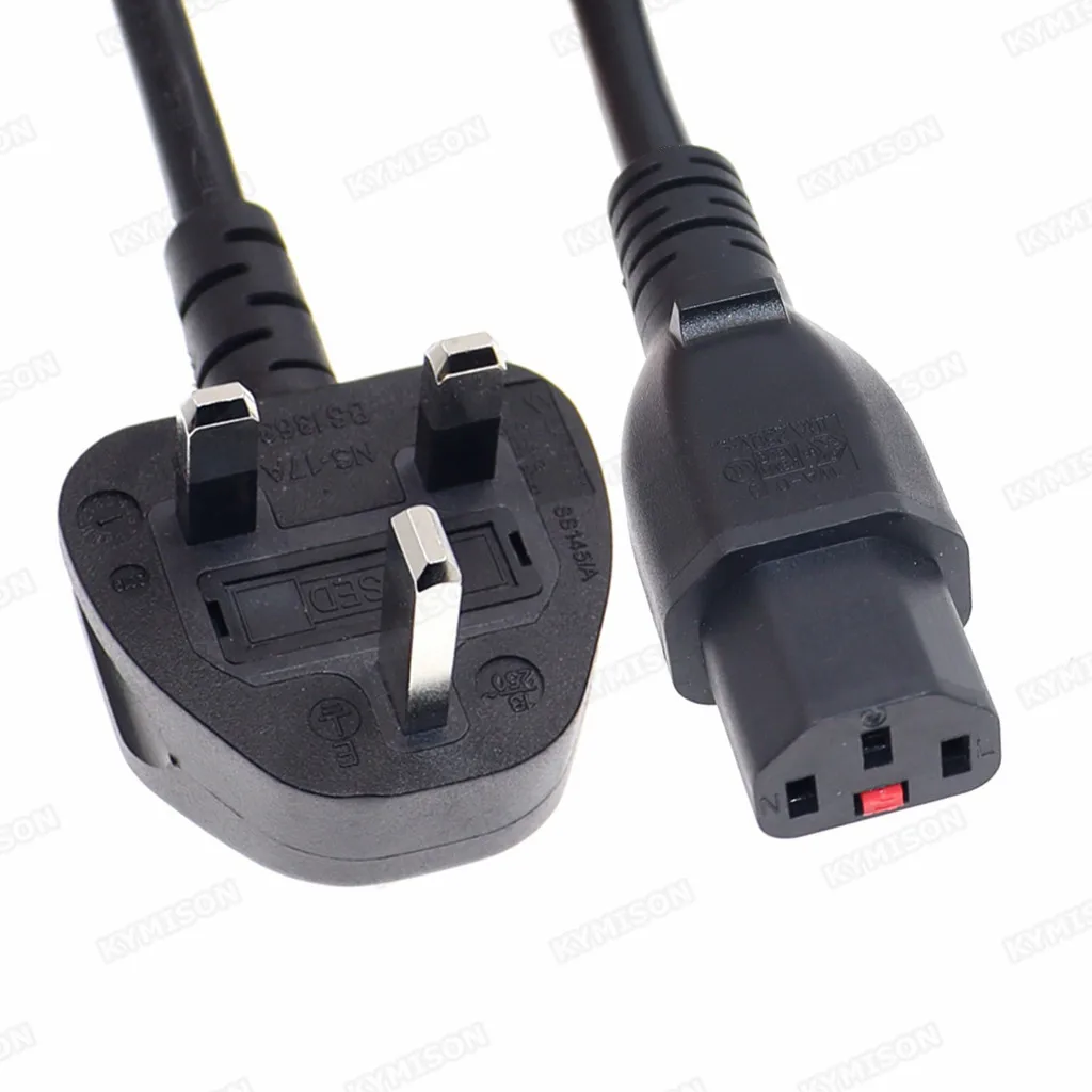 UK-BS1363-Plug-to-Locking-C13-Connector-Power-Cord-Heavy-Duty-Computer ...
