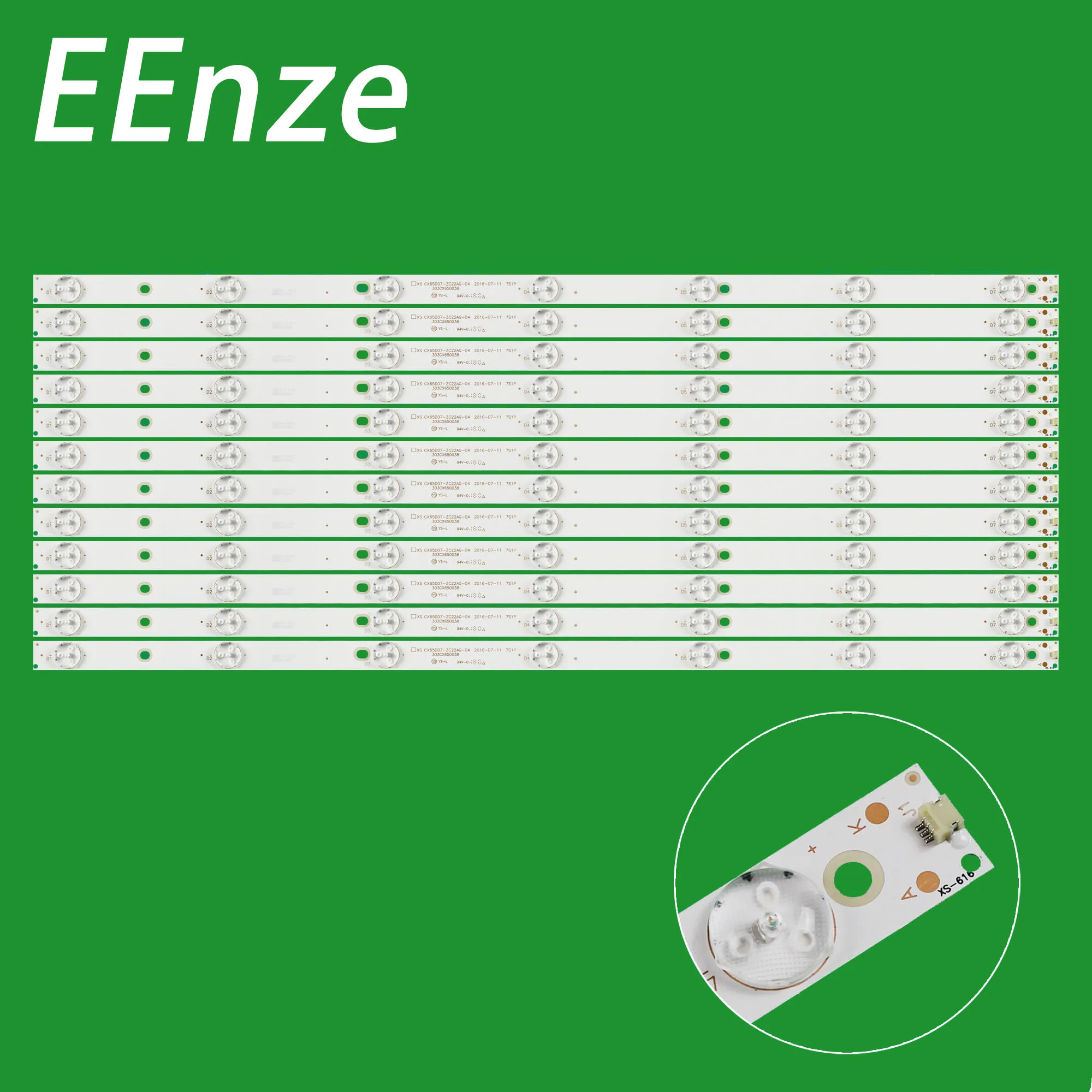 Led-backlight-For-LE-65SF-65MUA1500-CX65D07-ZC22AG-04-303CX650038 ...
