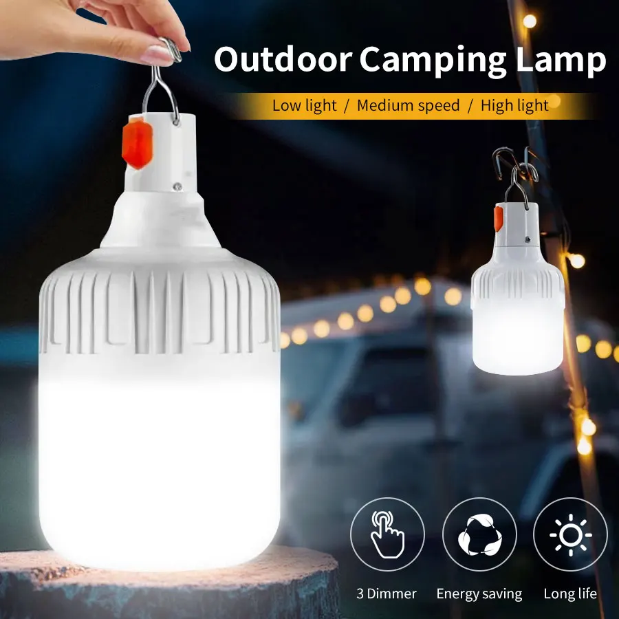1-8pcs-Usb-Rechargeable-Led-Bulb-Portable-Camping-Light-Bulb-LED ...