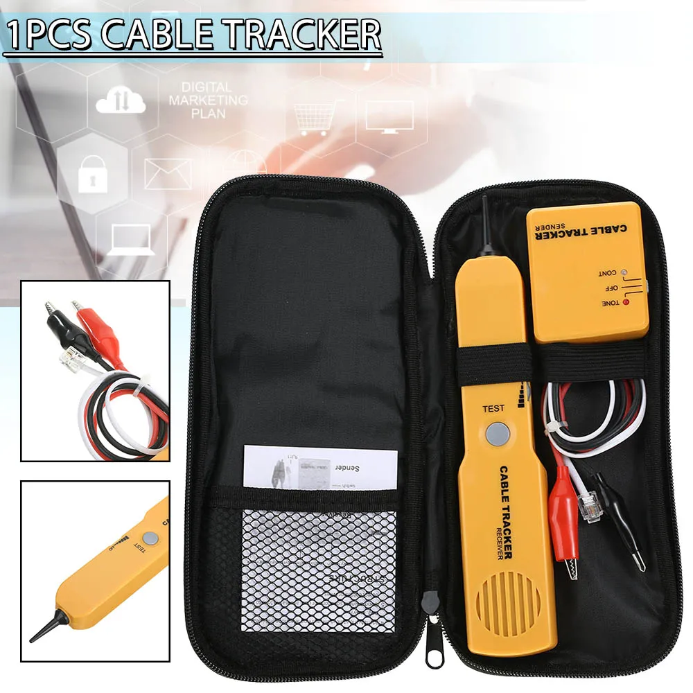 Handheld-Telephone-Cable-Tracker-Phone-Wire-Detector-Tone-Generator ...