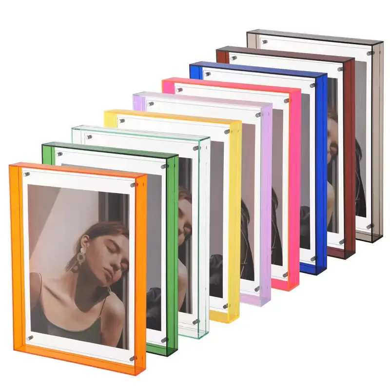 Colorful-Acrylic-Photo-Frame-For-Poster-Art-Painting-Wedding-Photo ...