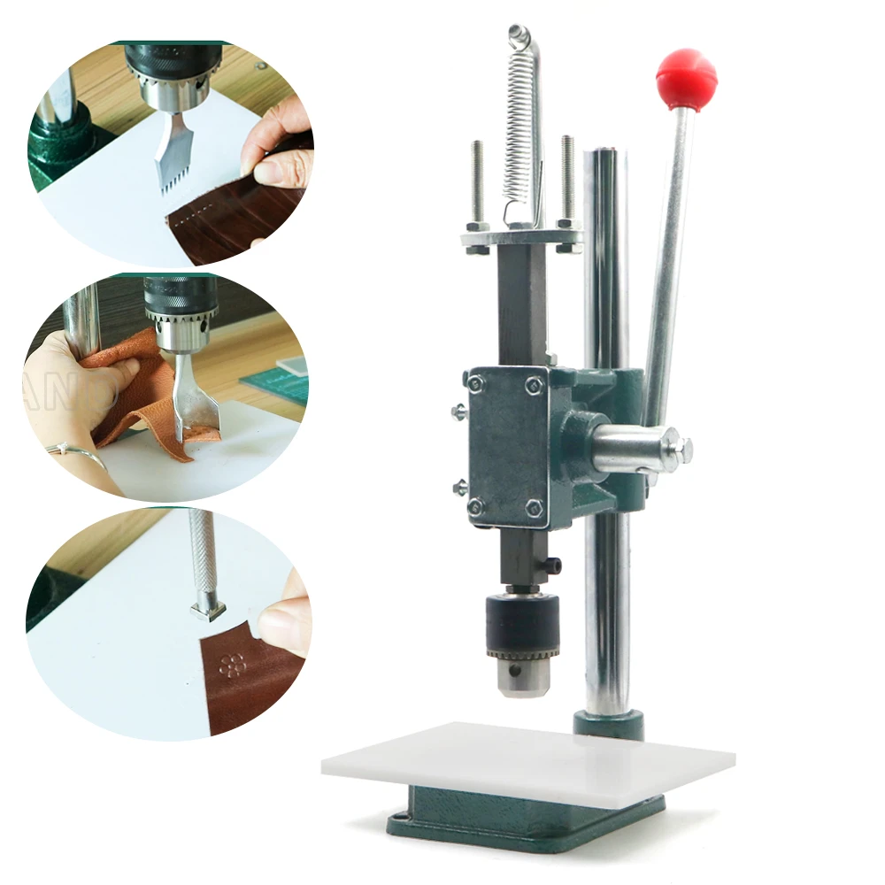Silent Leather Puncher Rivets Press Manual Stamping Machine Hand Press ...