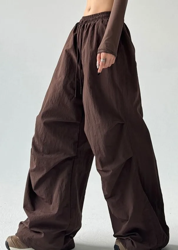Cargo Pants Womens Joggers Summer Canvas Wide-Legged Mesh Fast-Drying ...