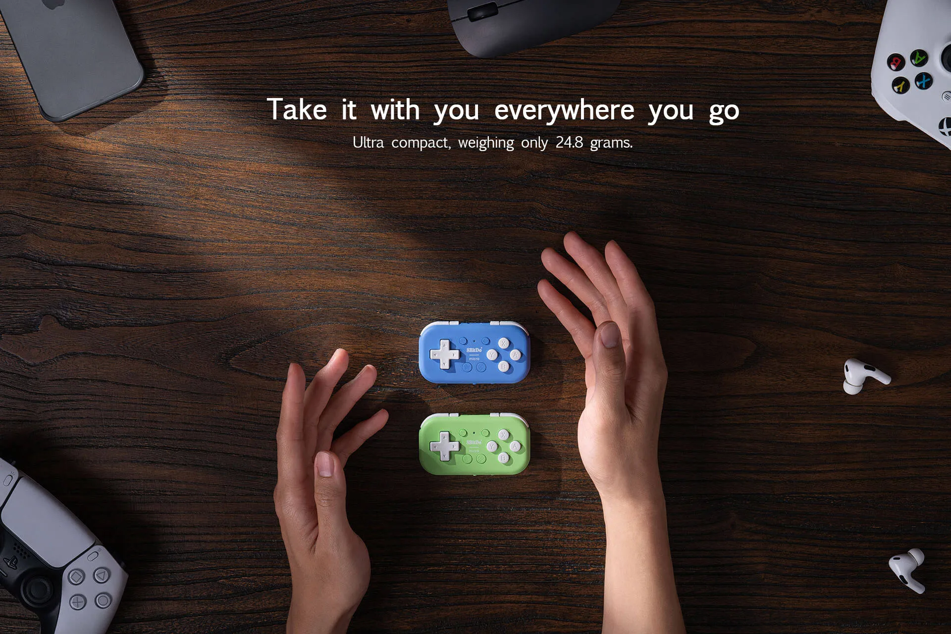8BITDO 8bitdo-mando Micro Bluetooth mini de bolsillo admite modo de ...