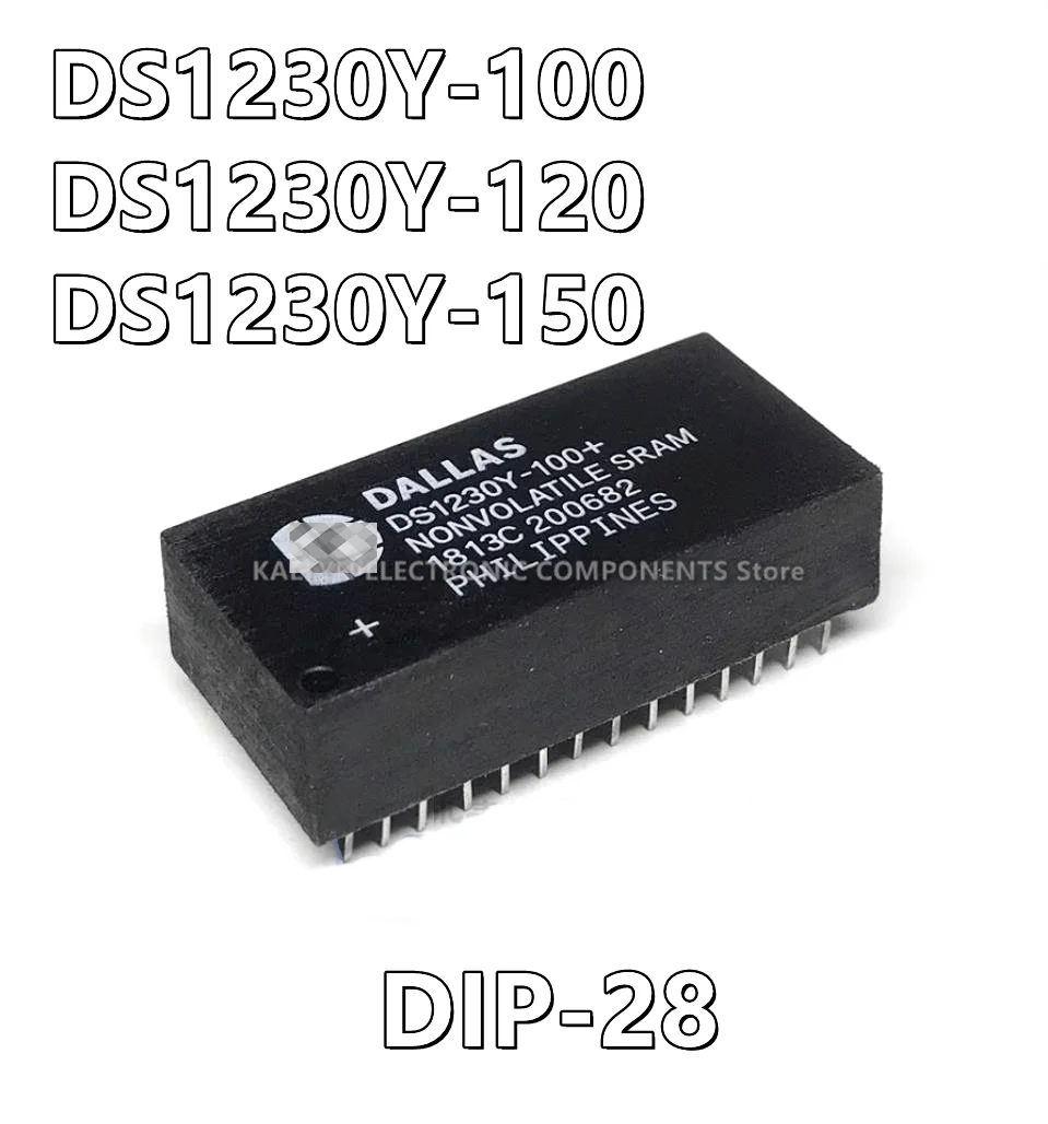 DS1230Y-100-DS1230Y-120-DS1230Y-150-NVSRAM-Non-Volatile-SRAM-IC-28-EDIP ...