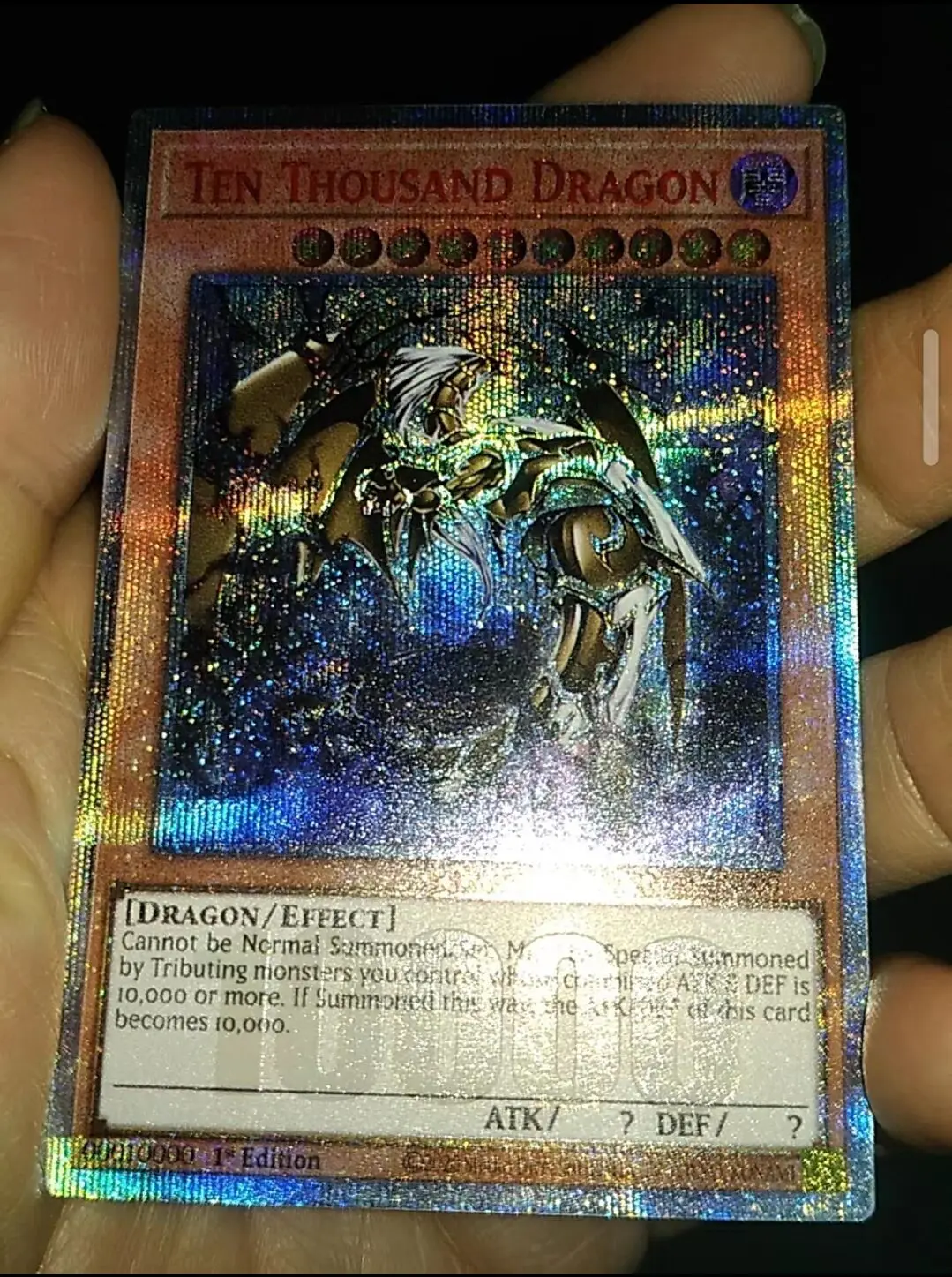 Yu-Gi-Oh OCG/TCG Std 10th 1011 20th SER IGAS Ten Thousand Dragon Kids Collectible Japanese Card ...