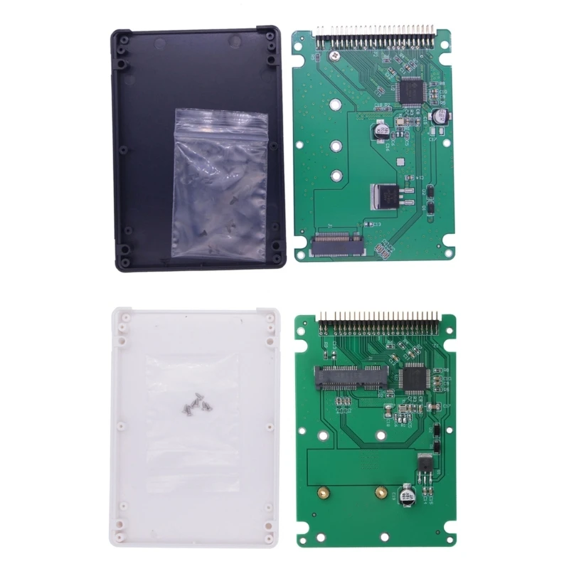 mSATA to IDE Enclosure Case Mini PCIE msata SSD to 2.5inch IDE HDD Hard ...