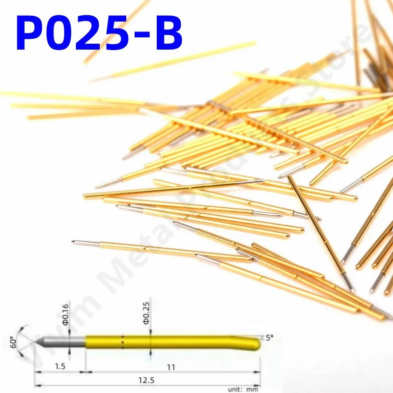 10-20-100PCS-P025-B-Spring-Test-Pin-P025-B1-Spring-Test-Probe-Needle ...