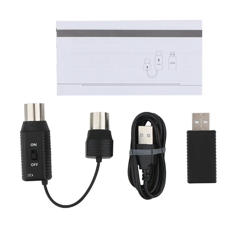 MIDI-Adapter-System-Wireless-5pin-USB-Interface-Adapter-Connector-Piano ...