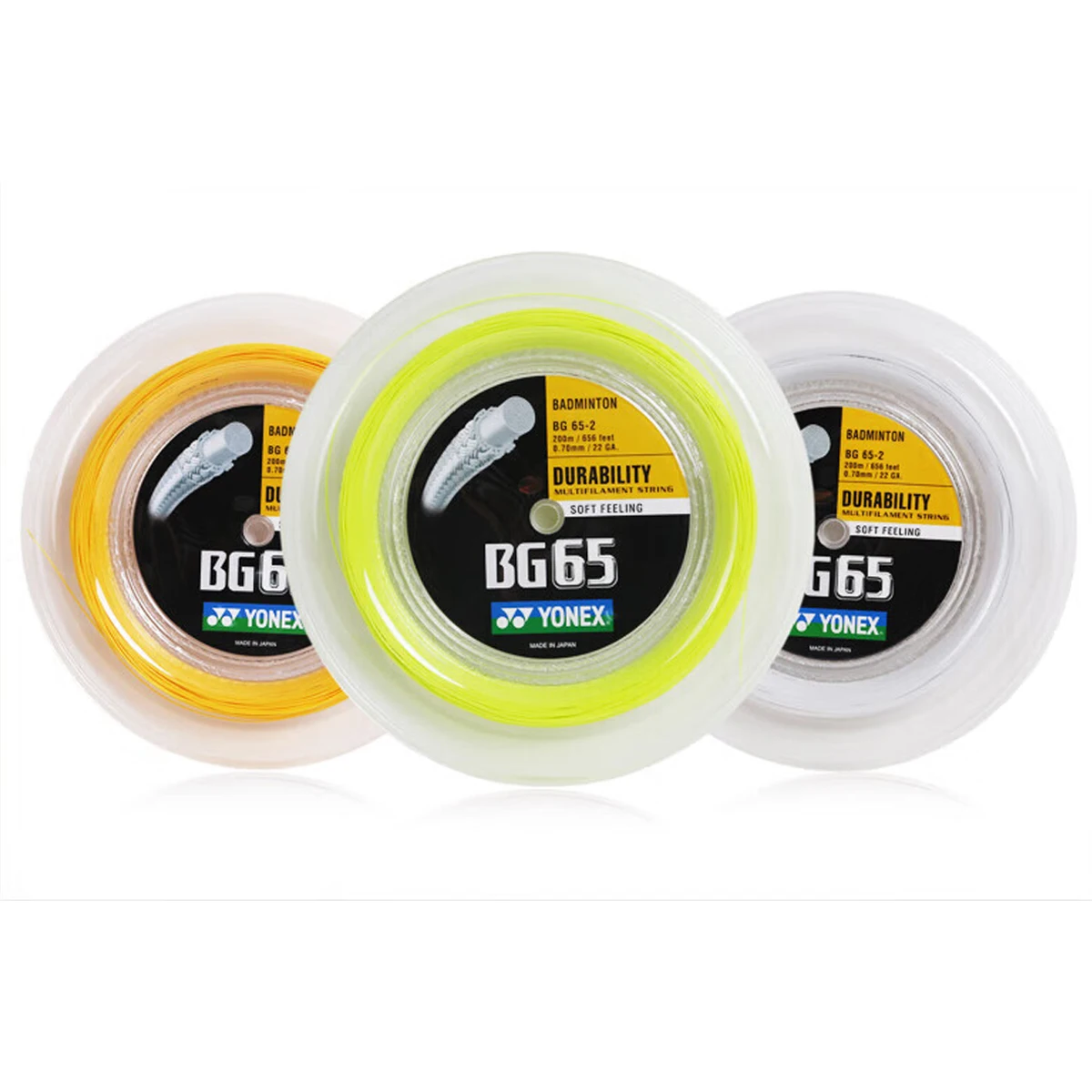 Yonex-Badminton-String-BG65-Racket-Strap-Endurance-0-7mm-200m-BG65 ...