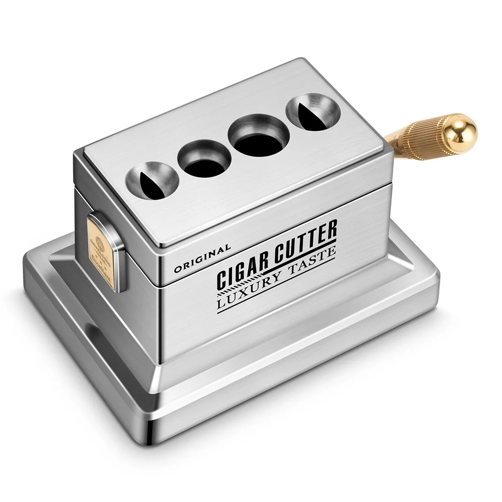 CIGARLOONG-Desktop-Cigar-Cutter-with-V-Cut-and-Flat-Cutter-4-Holes ...