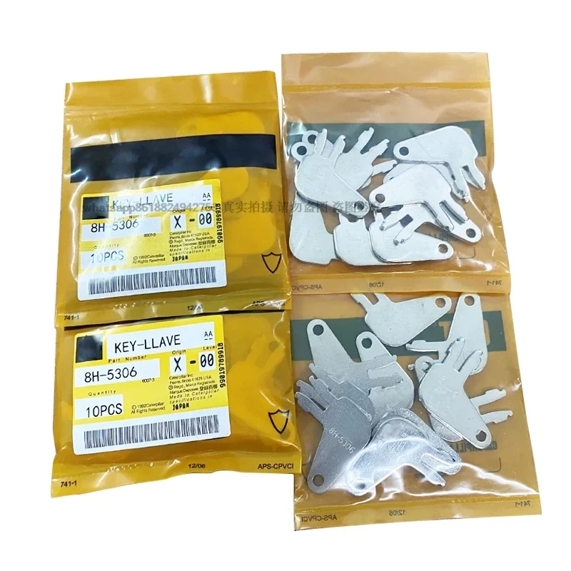 10 Keys 8H5306 8H-5306 8398 for CAT For Caterpillar Master Disconnect ...