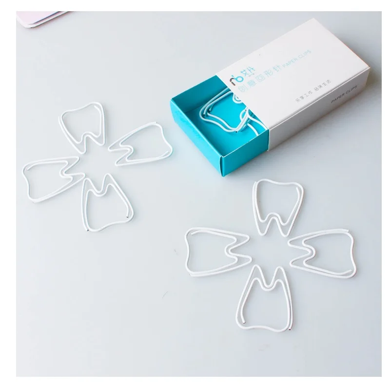 ฟันขาวกระดาษรูปหัวใจคลิปกระดูกแคลเซียมคลิปกระดาษคลิปฟันขาวกระดาษคลิป ...