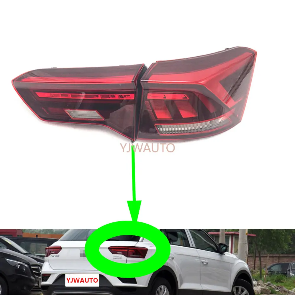 Taillights For VW T-ROC 2018~2020 Headlamp Assembly Car Lights Rear ...