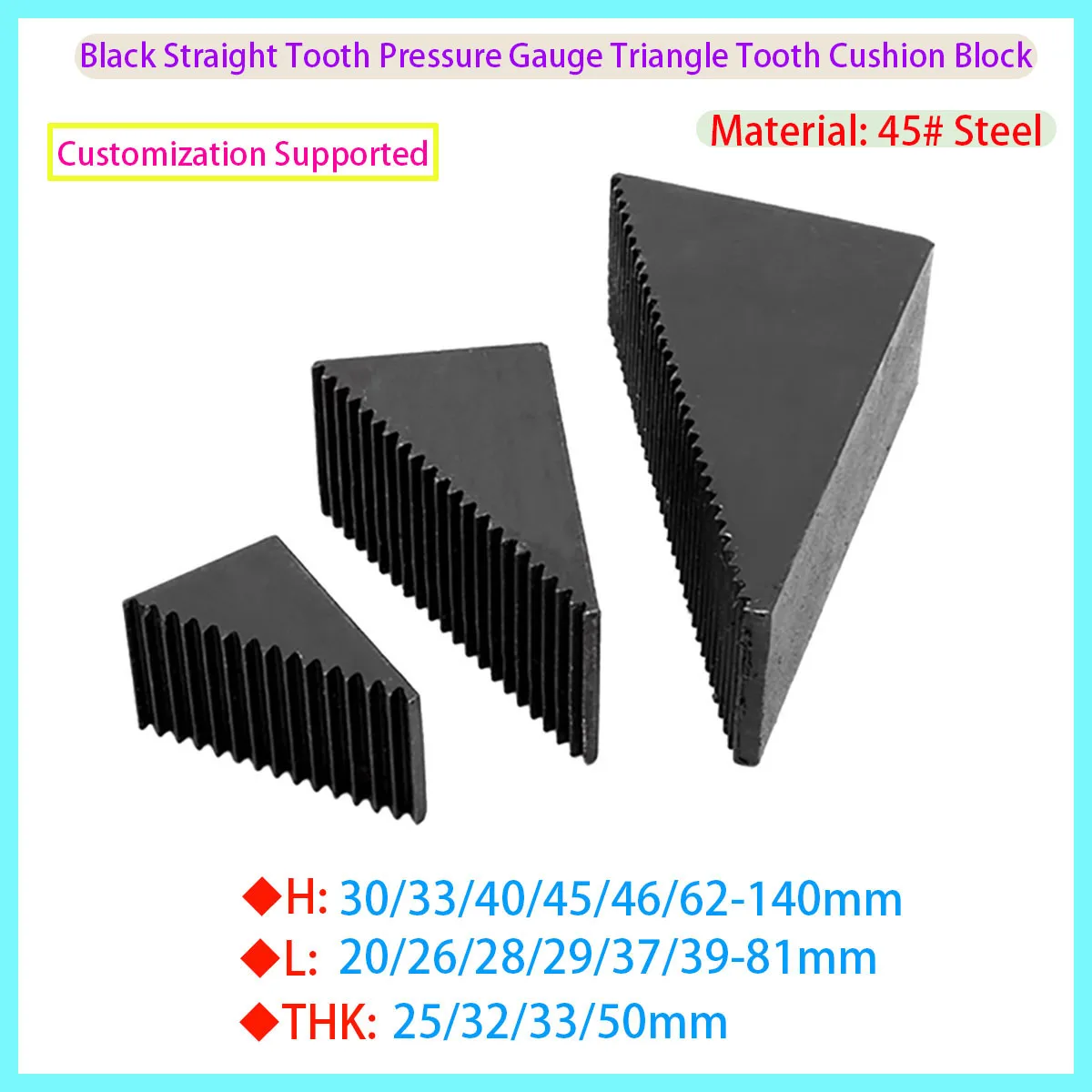 45 # Steel Black Oxidation Treatment Triangle Pedal, M12 Kit ...