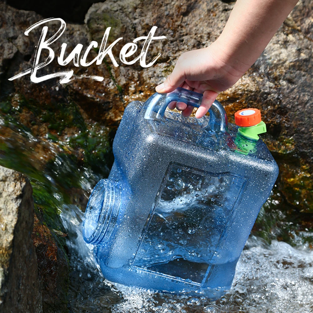 Outdoor Water Storage Bucket with Faucet 20-7L Large Capacity Water ...