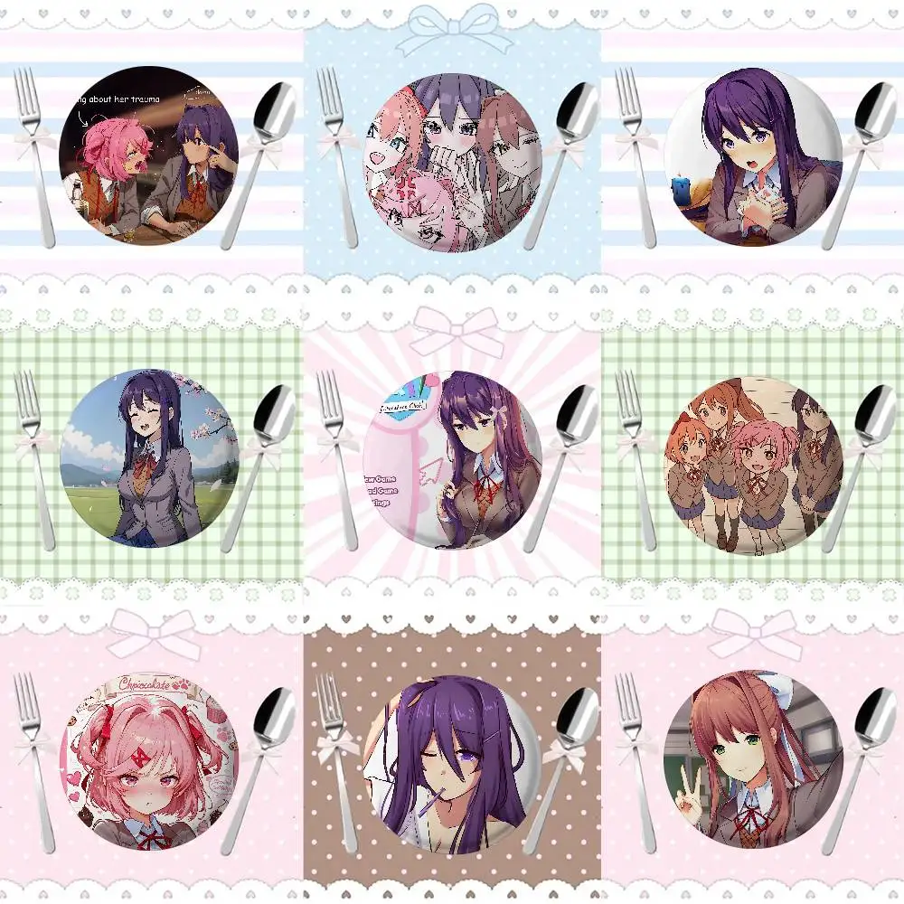 Anime D-Doki Doki Literature Club! Brooches Stylish Ornament Pins ...