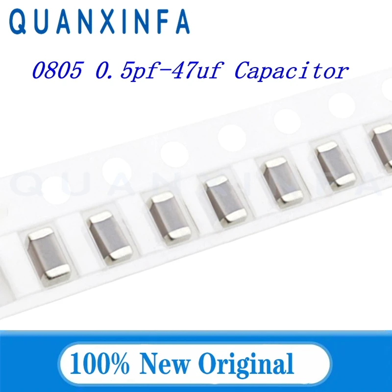 100PCS-0805-SMD-CHIP-Multilayer-Ceramic-Capacitor-50V-0-5pF-47UF-10pF ...