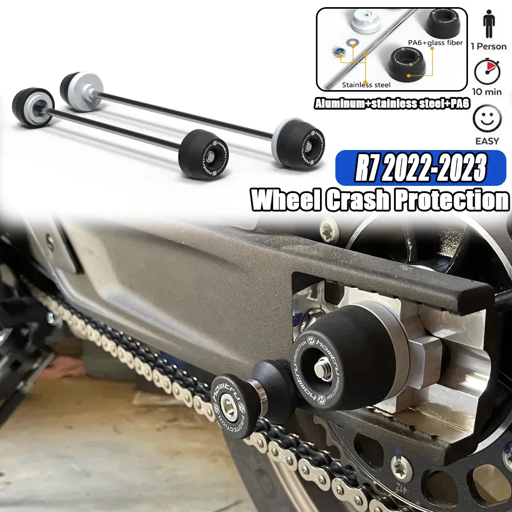 R7-Rear-Front-Axle-Fork-Crash-Slider-For-Yamaha-R7-2022-2023-Motorcycle ...