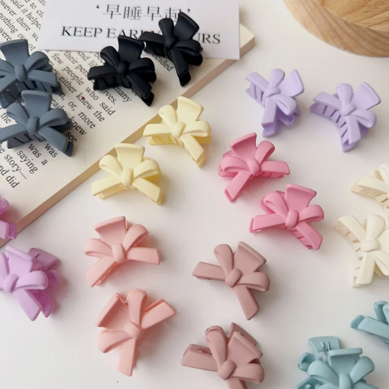 2pc-Lovely-Small-bow-Hair-Claw-Clips-for-Women-Girls-Kids-Children ...