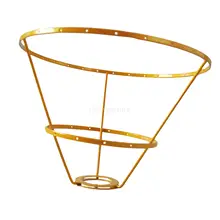 Metal Lightweight Lamp Shade Frame Ring Rack Support Stand Desktop ...