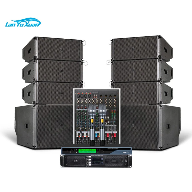 Altavoz-activo-profesional-para-exteriores-sistema-de-sonido-de-madera ...