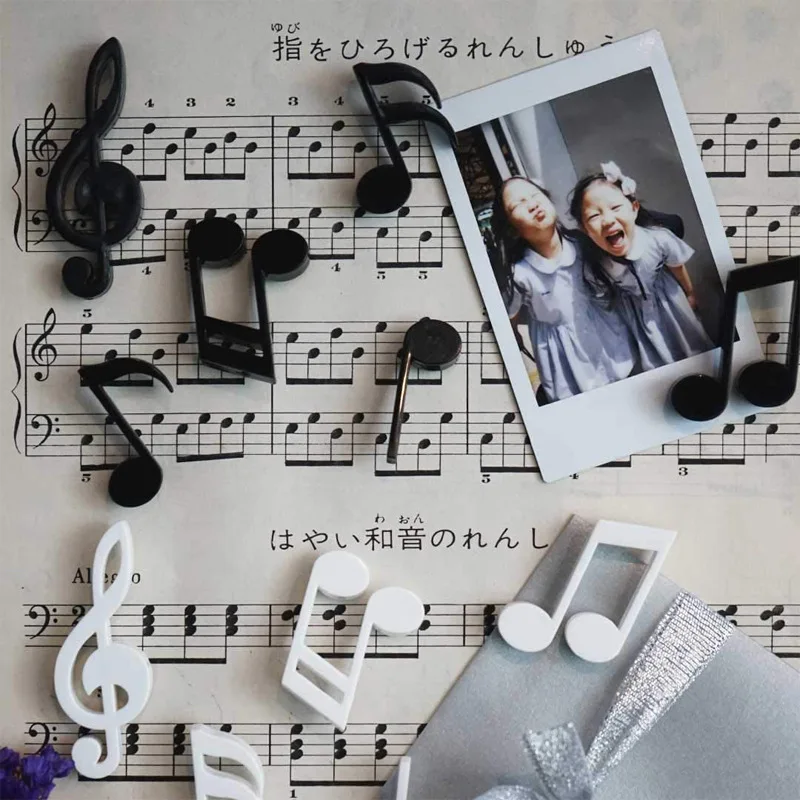 6pcs-Set-Musical-Note-Fridge-Magnet-Refrigerator-Magnetic-Photo-Message ...