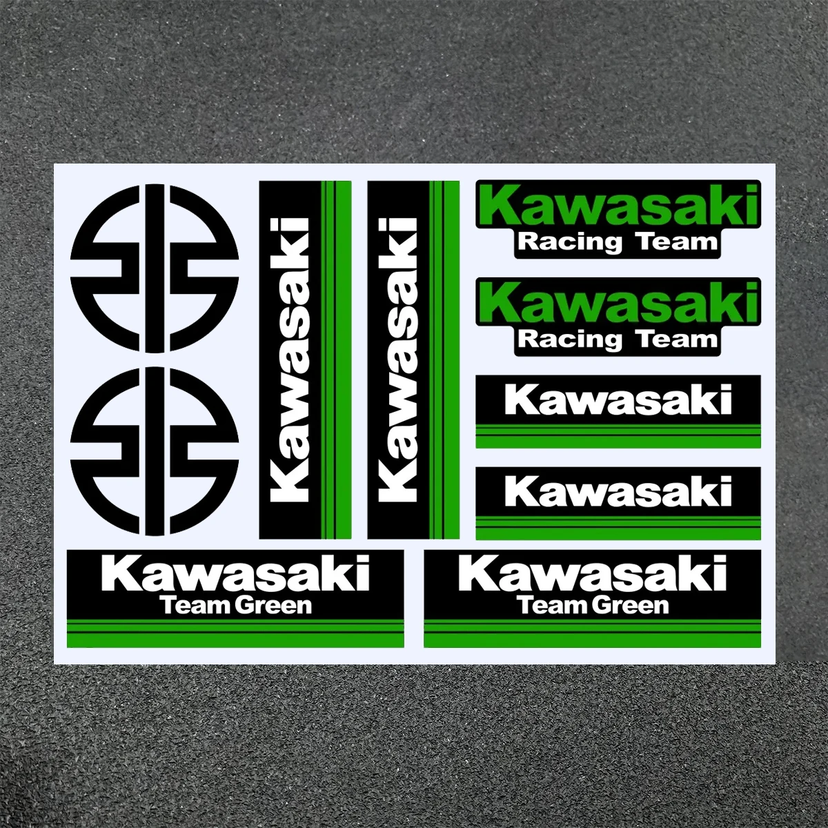 Motorcycle-Kawasaki-Sticker-Racing-Team-Decal-Set-Tank-Logo-For-Ninja ...