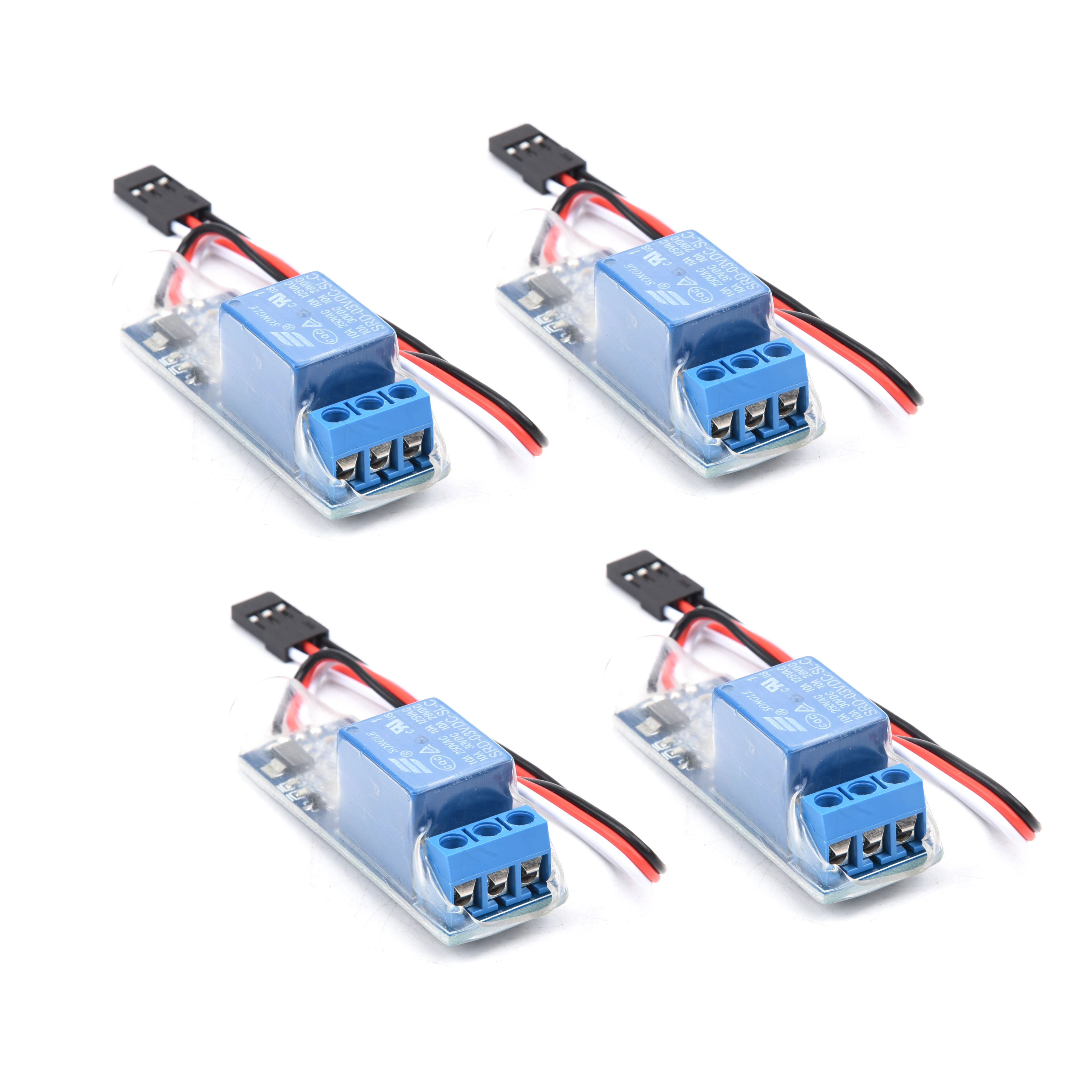 1-4PCS-RC-PWM-Electronic-Relay-Switch-For-Airplane-DIY-Model-Navigation ...