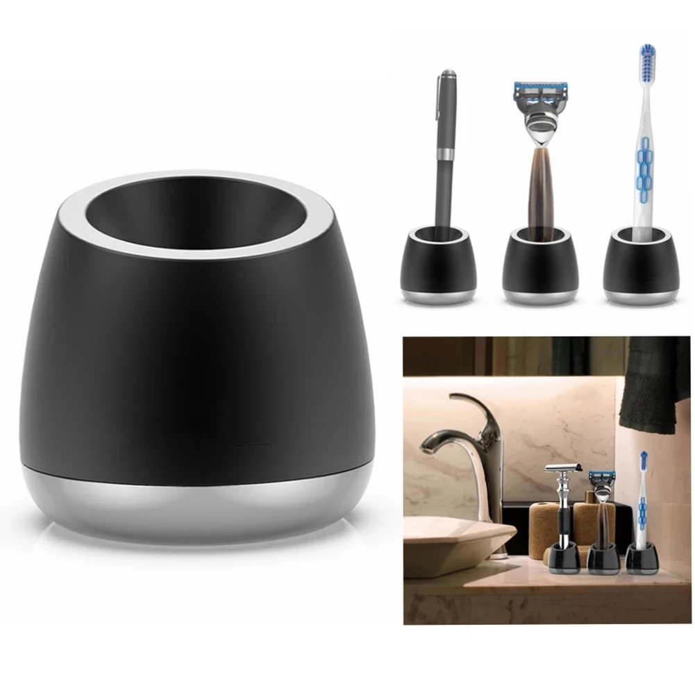Mens Shaving Razor Holder Stand Aluminum Alloy Anti-Slip Holder Stand ...