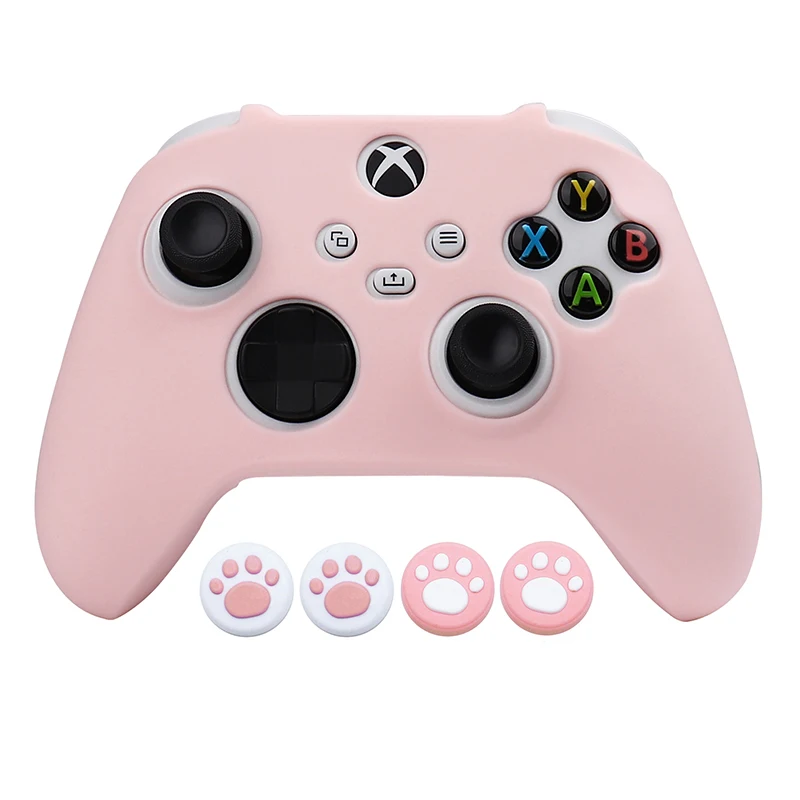Pink-Soft-Silicone-Protective-Case-For-Xbox-Series-S-X-Controller-Skin ...
