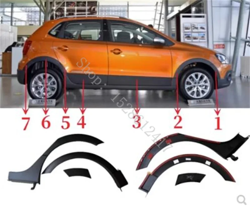 for Volkswagen VW CROSS POLO 2012 2013 2014~2018 Car Accessories Wheel ...